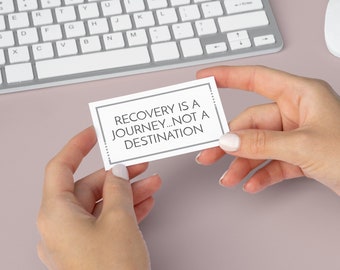 Printable Recovery Pocket Cards 12-step Program Slogans - Etsy