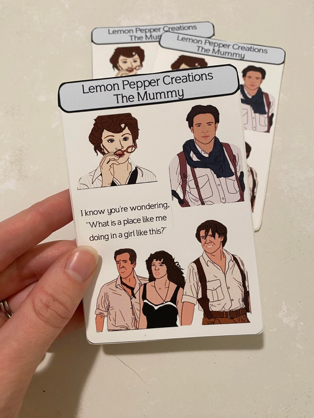 The Mummy Inspired Sticker Sheets - Etsy