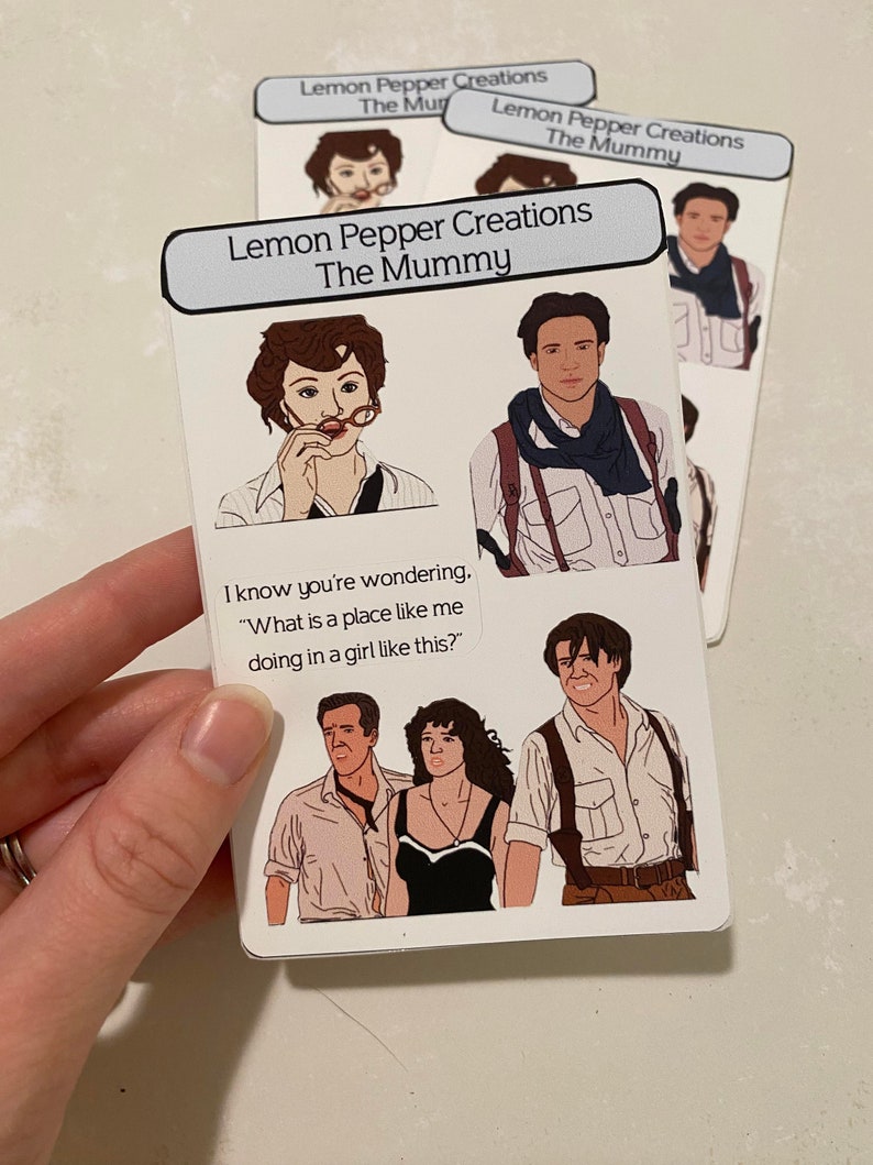 The Mummy Inspired Sticker Sheets - Etsy
