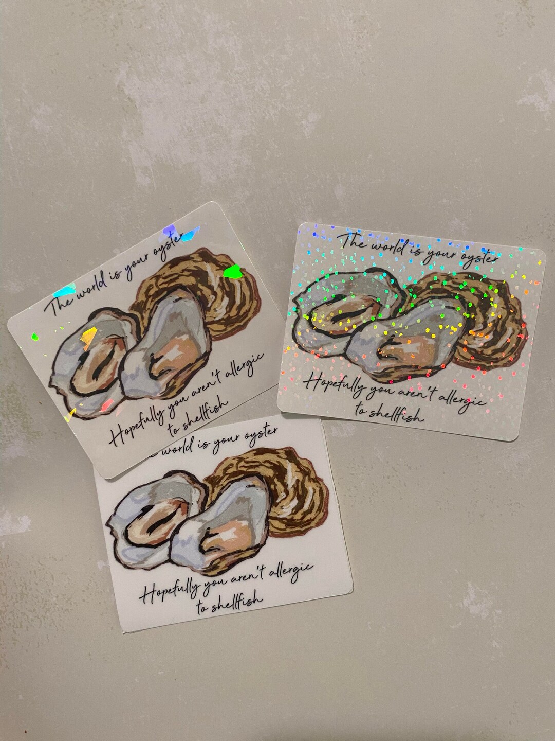 The World is Your Oyster Sticker - Etsy