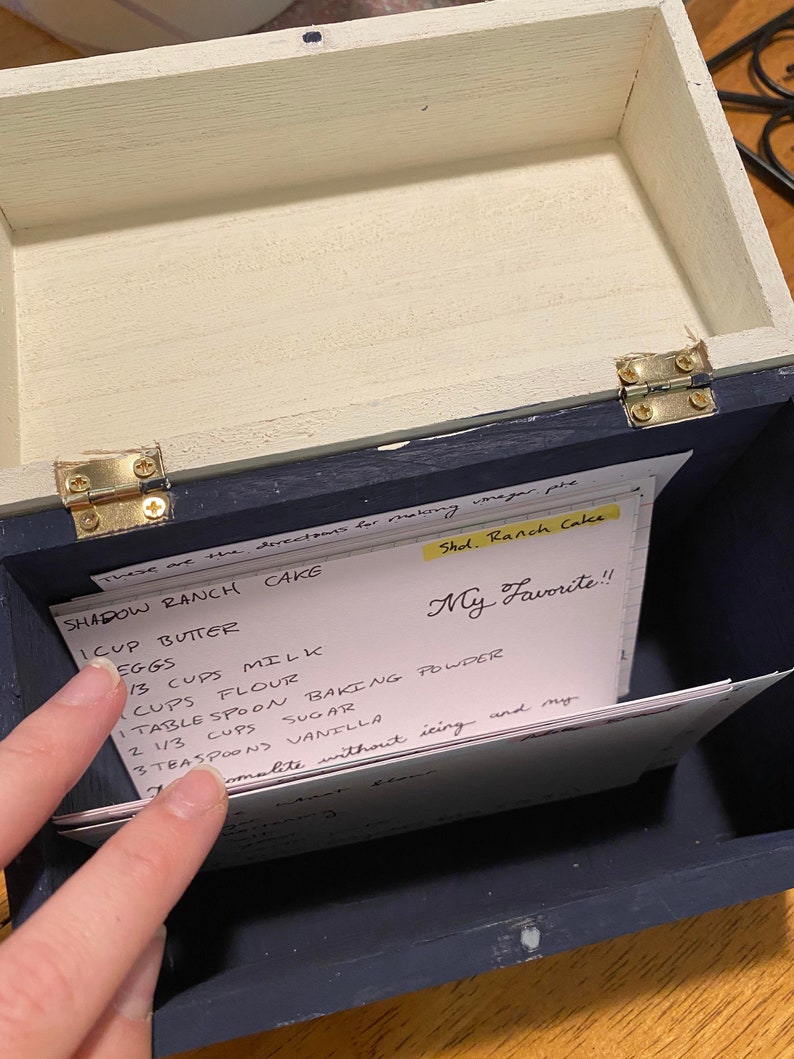 Shadow Ranch Inspired Handmade Recipe Box - Etsy