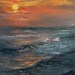 Original Dusky Sunset Oil Painting - Etsy