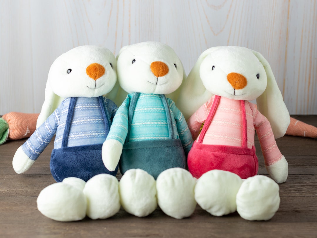 Personalized Plush Bunny, Personalized Easter Bunny, Personalized Bunny ...