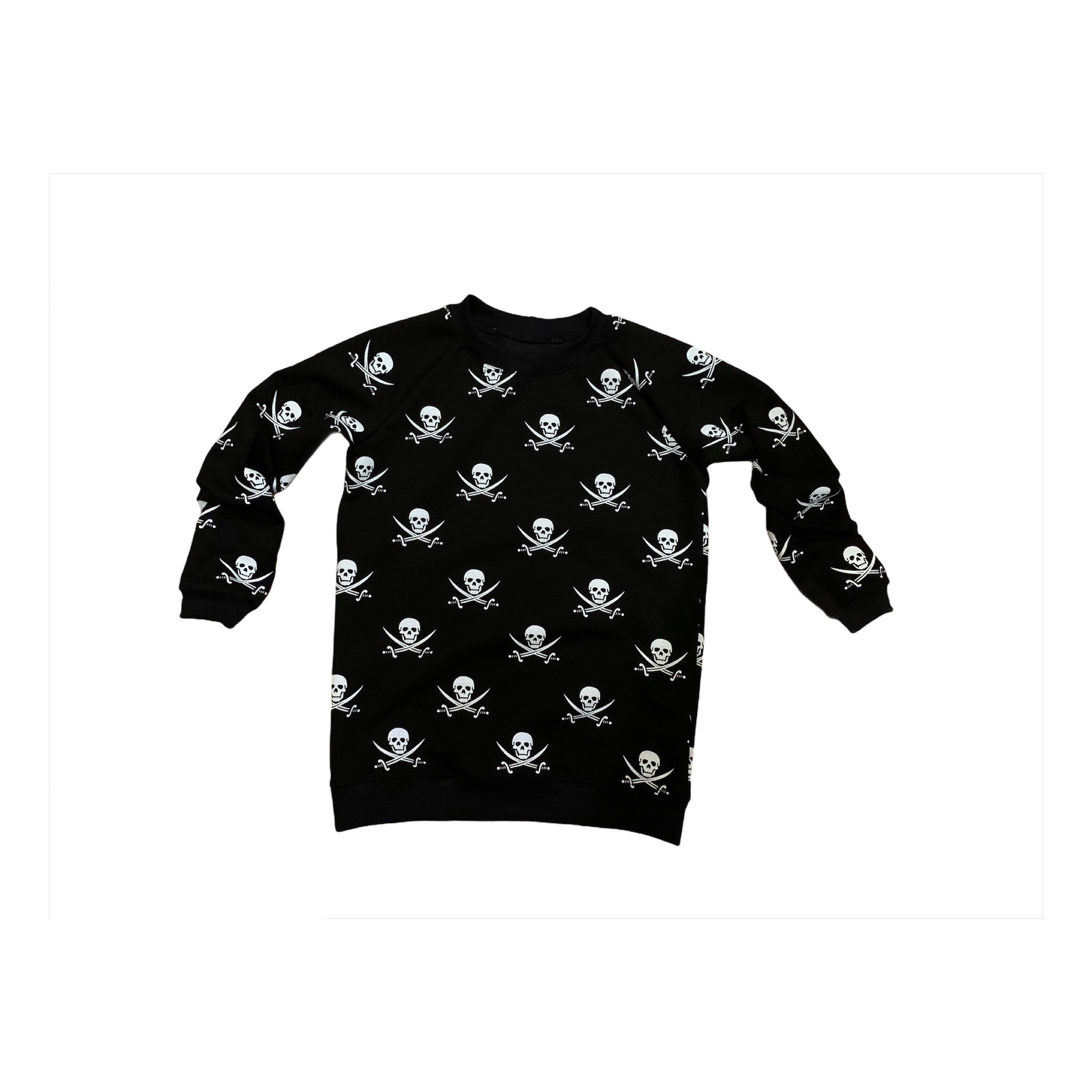 Pirate Sweatshirt / Jumper / Pirate Skull & Crossbones Toddler Pullover ...