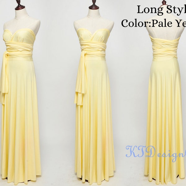 Yellow Bridesmaid Dress - Etsy
