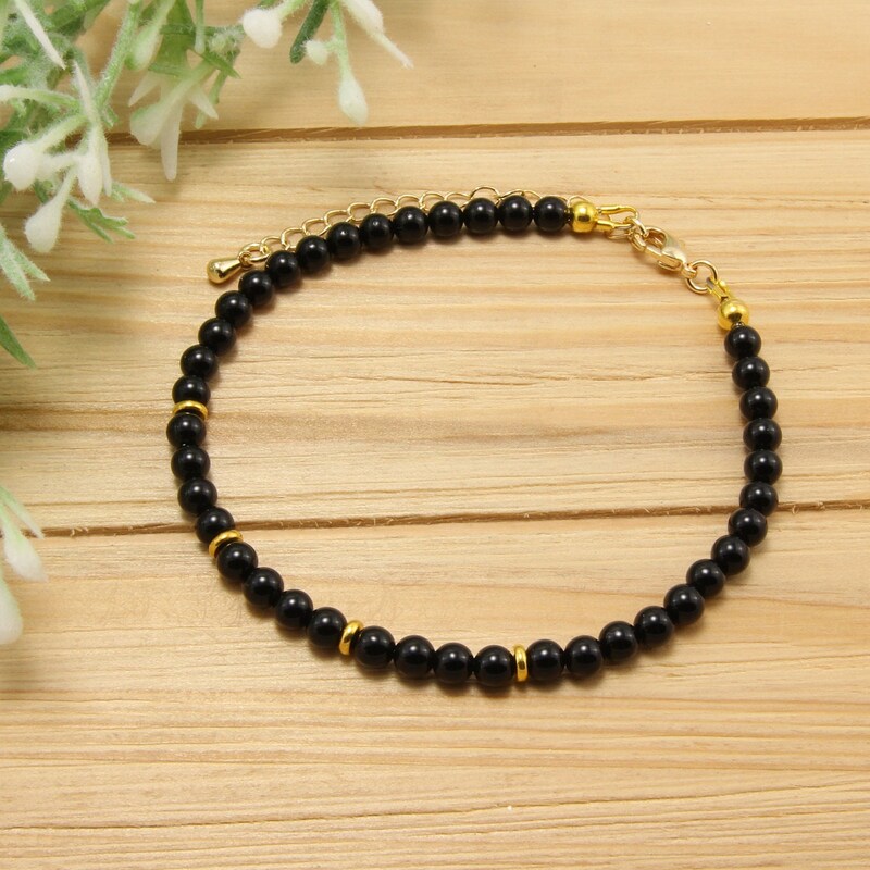 Black Onyx Bracelet - Etsy