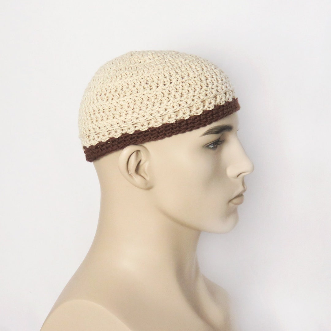 Soft COTTON Kippah Kippot Jewish Kipa Hand Crochet Hand Made Soft Kippa ...