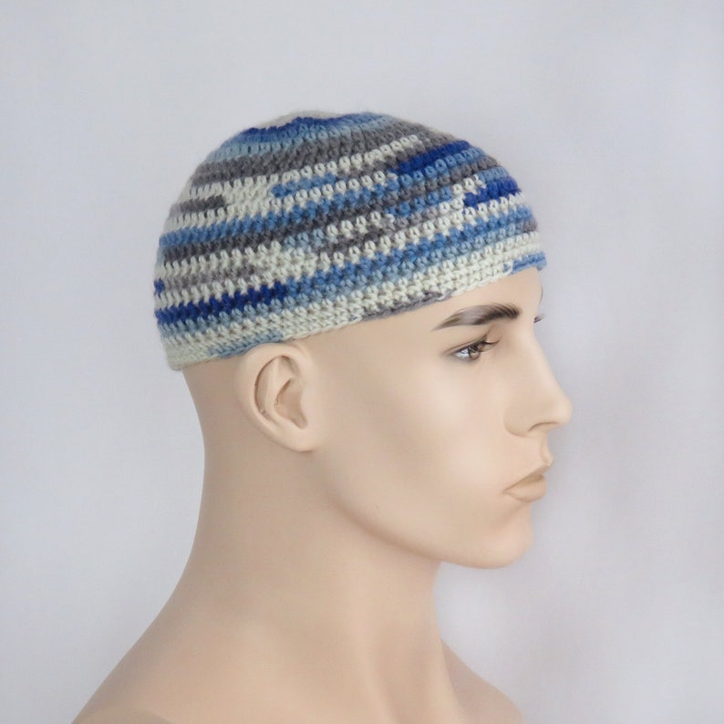 Kippah Kippot Jewish Kipa Hand Crochet Wool Acrylic Adult Yarmulke Kufi ...