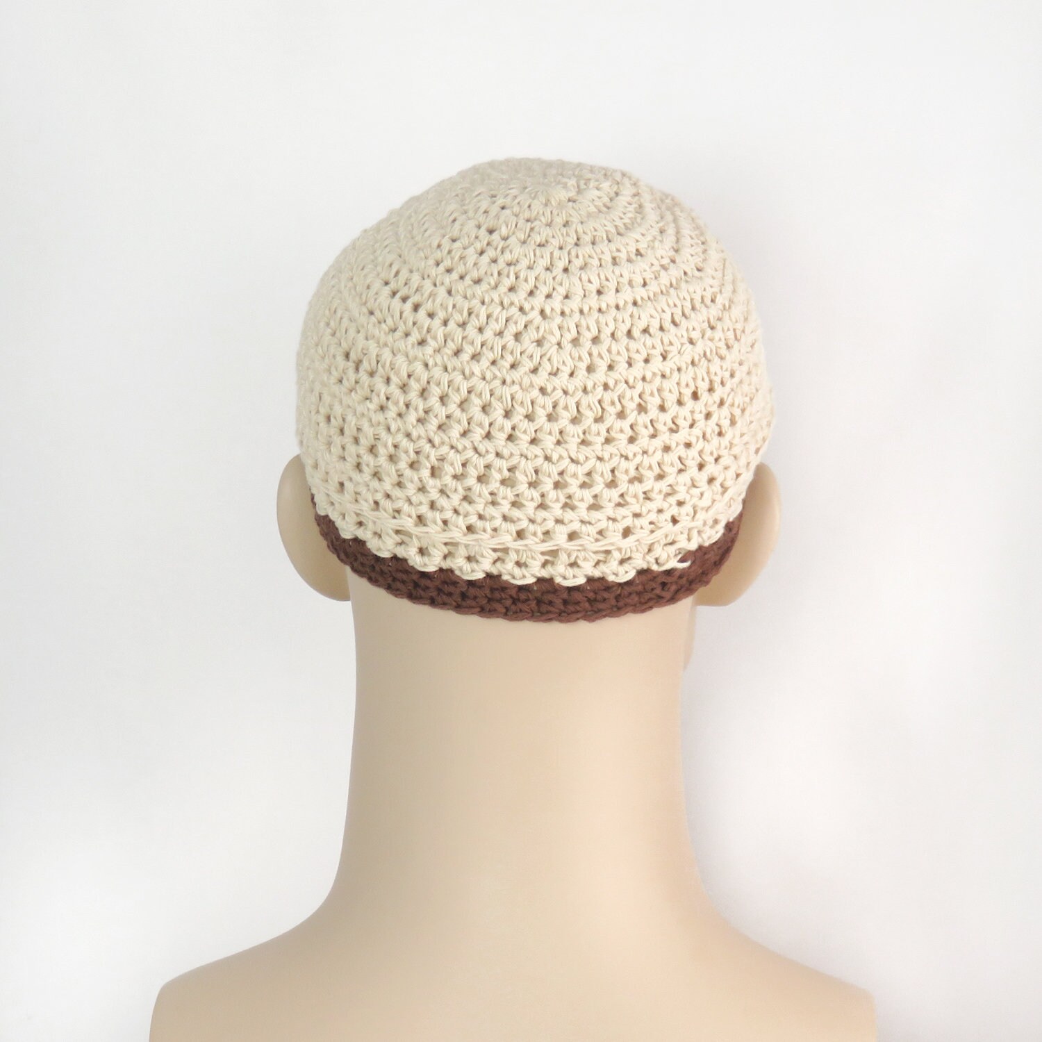 Soft COTTON Kippah Kippot Jewish Kipa Hand Crochet Hand Made Soft Kippa ...