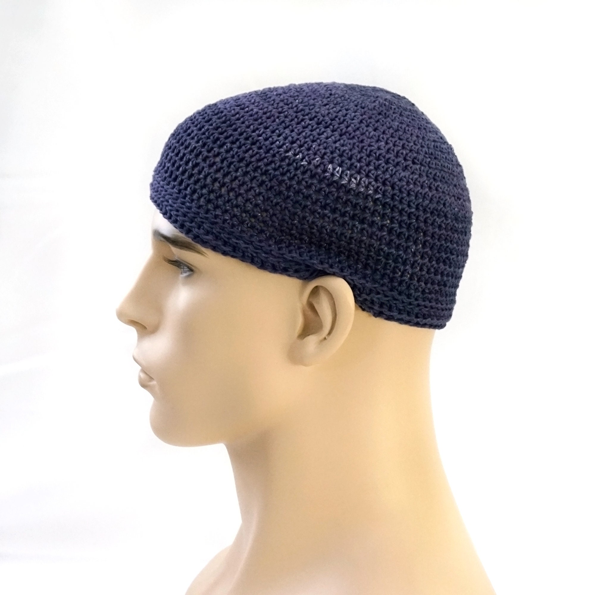 Crochet Kippah Kippot Jewish Kipa Hand Crochet Cotton Adult Yarmulke ...