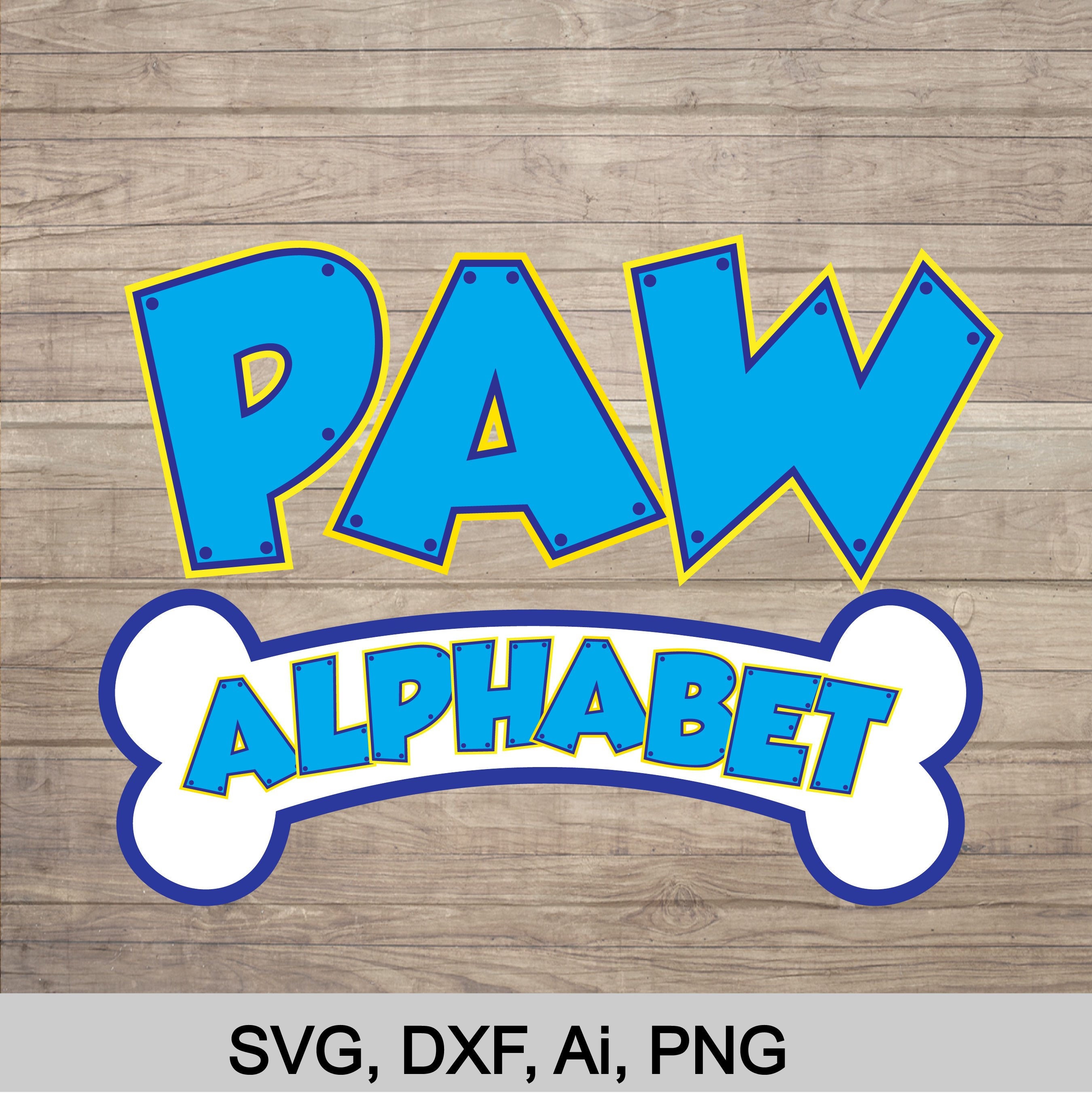 Paw Patrol Alphabet Svg Free 137 Svg Png Eps Dxf File