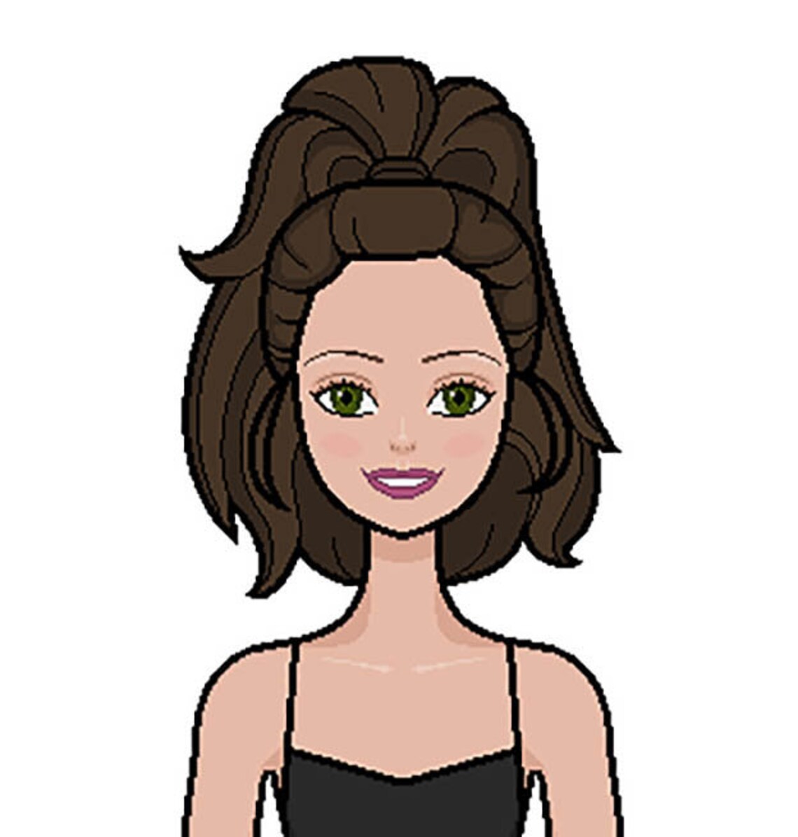 Cozy Crafter Paper Doll Brunette Hair Printable Paper Doll - Etsy