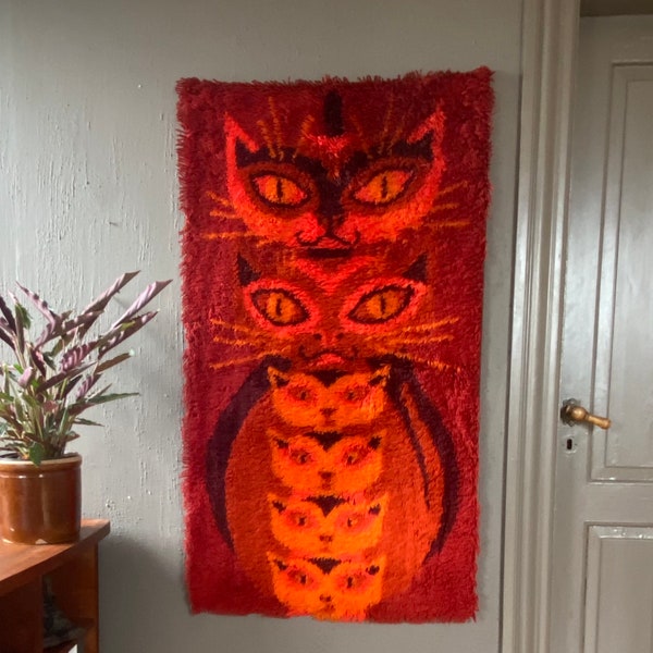 Danish Rya Rug - Etsy