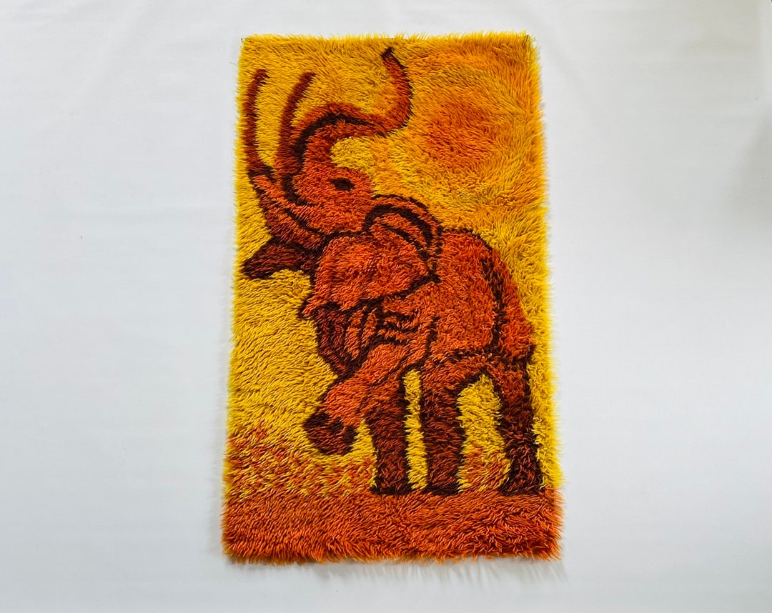 Wall Hanging. Rya Rug. Danish Mid Century Design. - Etsy