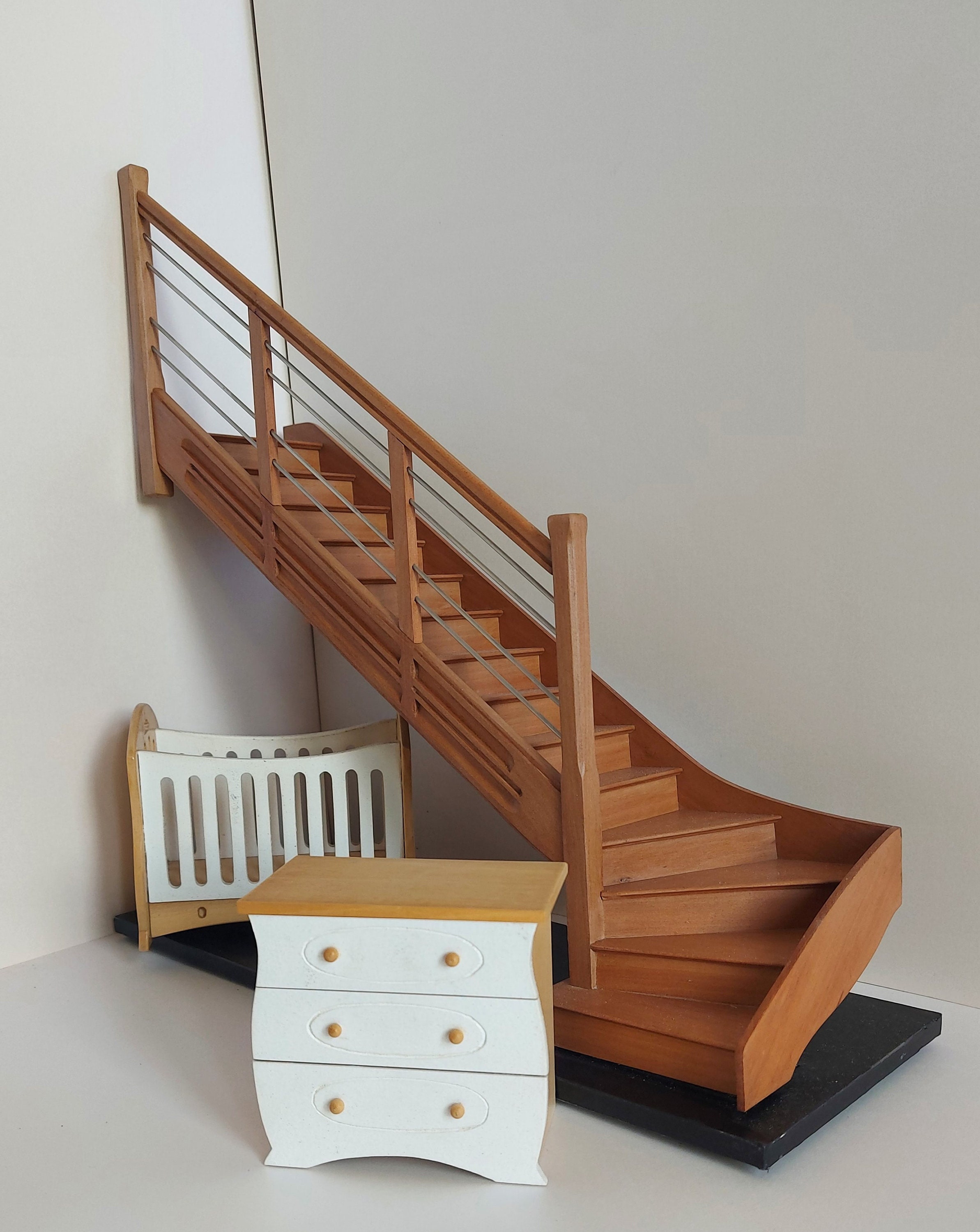 Contemporary Miniature Staircase - Etsy
