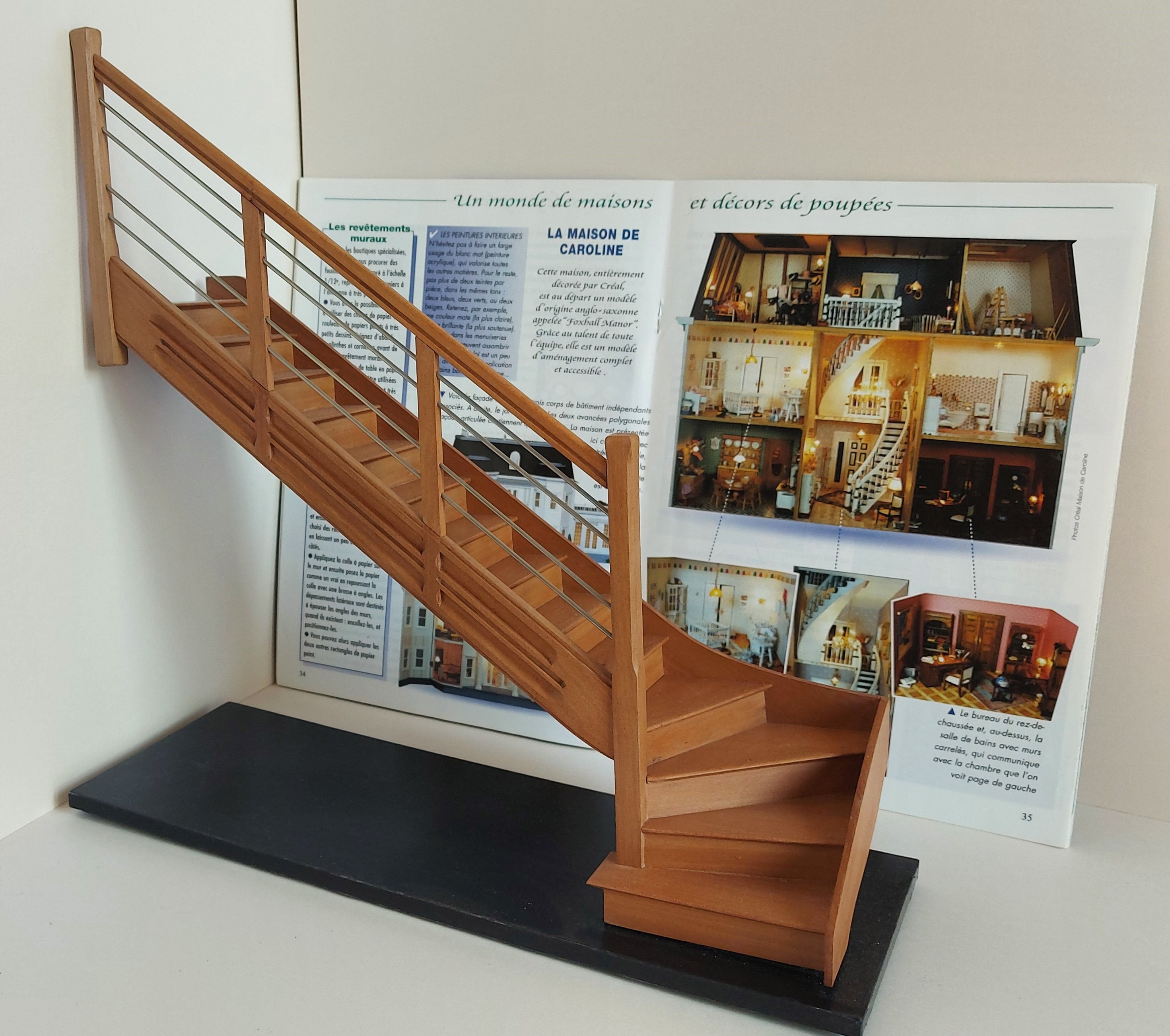 Contemporary Miniature Staircase - Etsy