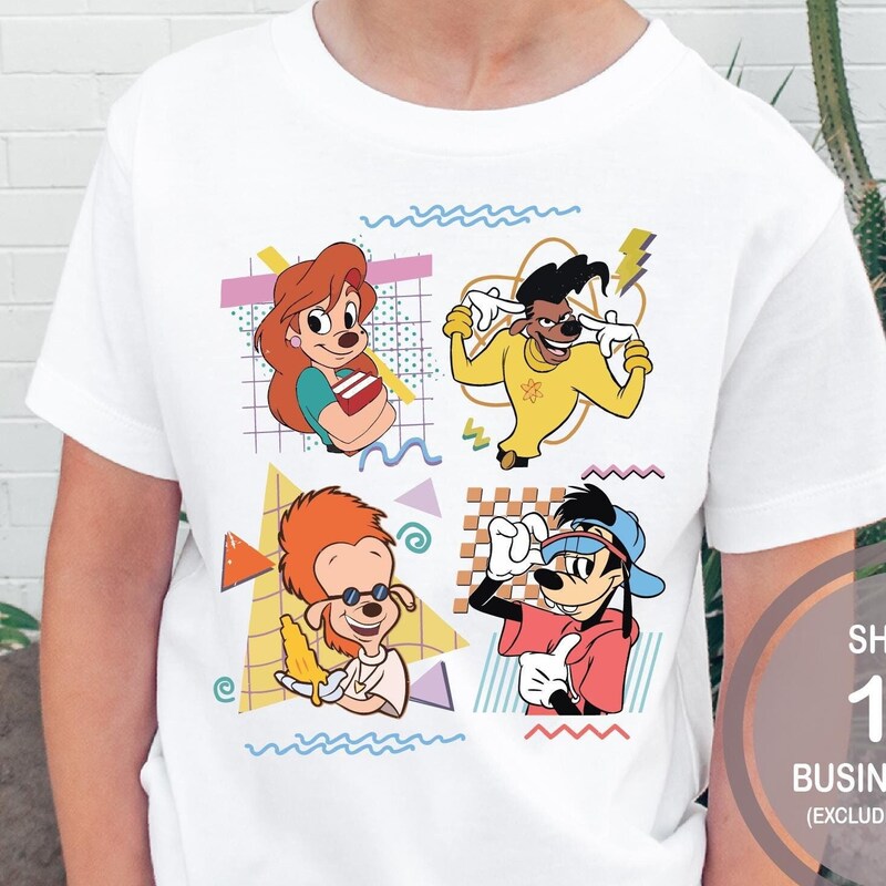 Goofy and Max Print - Etsy