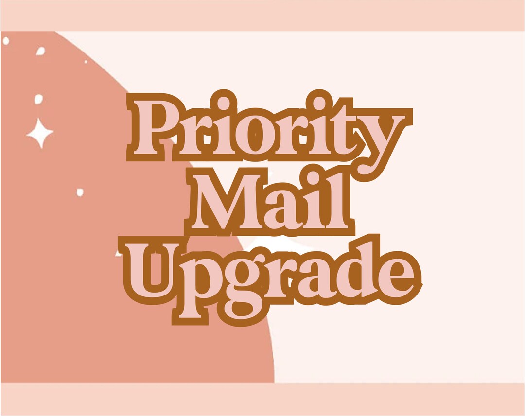 Priority Mail Upgrade (USPS Priority Mail) - Etsy