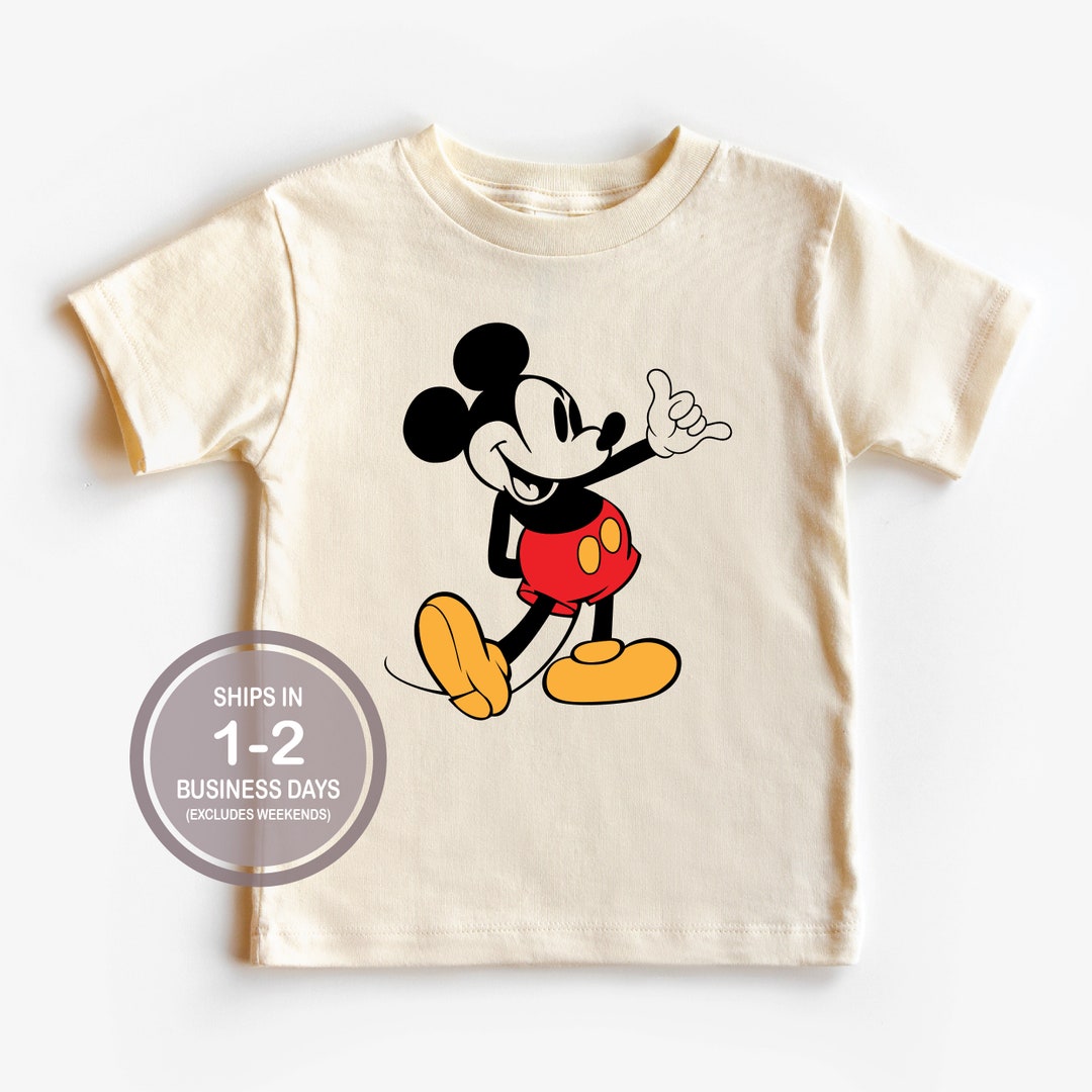 Shaka Classic Mickey Mouse Shirt, Mickey Kids Shirt, Youth Disney Shirt ...