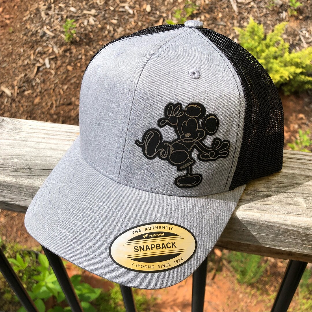 Mickey Mouse Hat, Disney Patch Hat, Mickey Hat, Disney Dad Hat ...