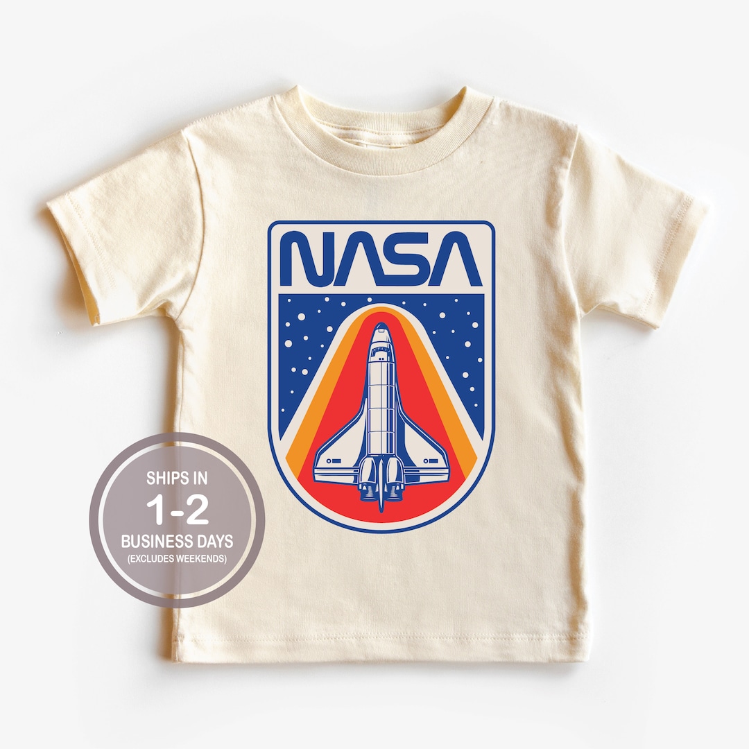 NASA Space Shuttle Shirt, Retro 80's Nasa Shirt, Kids Nasa Shirt, Space ...