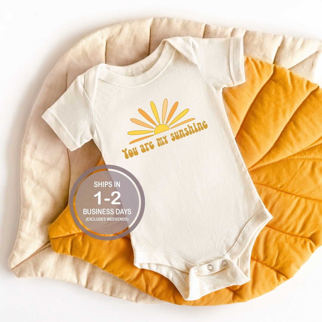 You Are My Sunshine Retro Baby Kids Shirt, Natural Kids Shirt, Cute Sun ...
