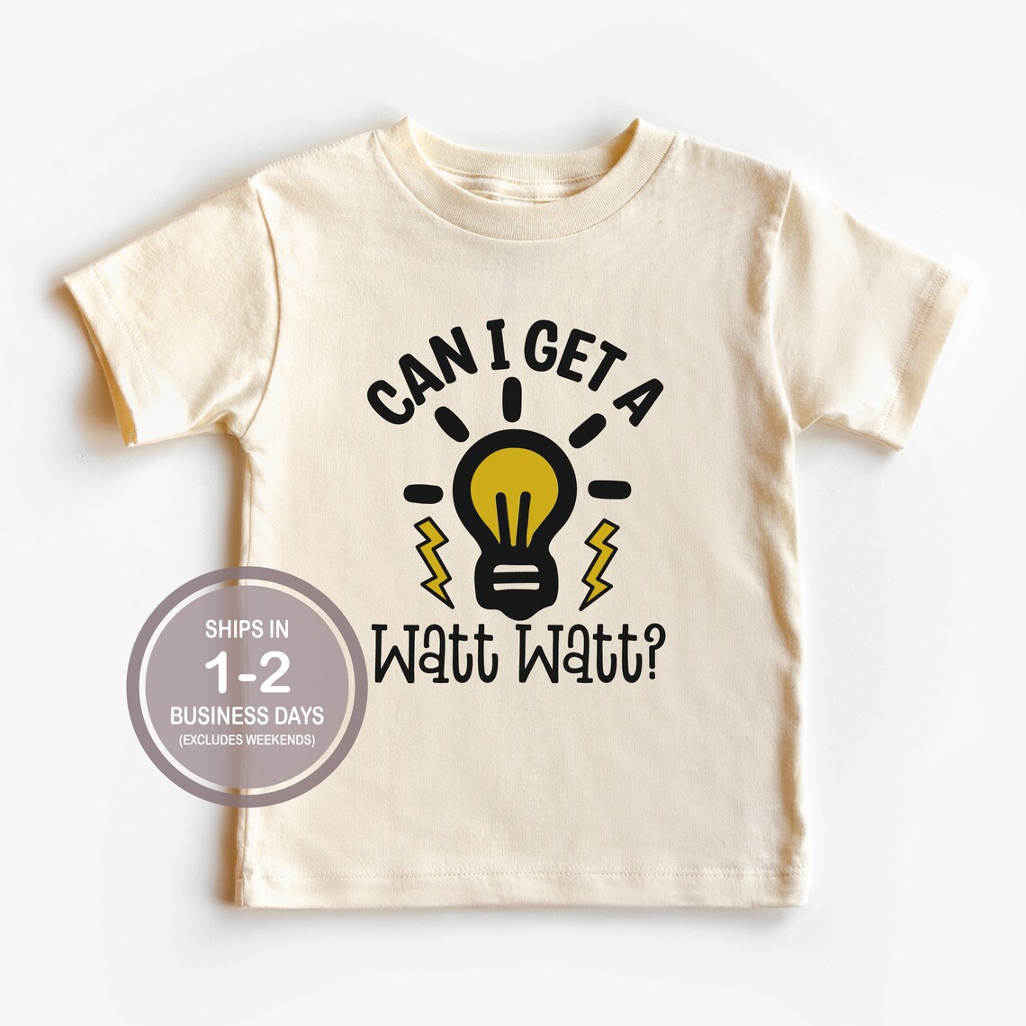 Watt Watt Shirt, Funny Sarcastic Baby Kids Shirt, Natural Kids Shirt ...
