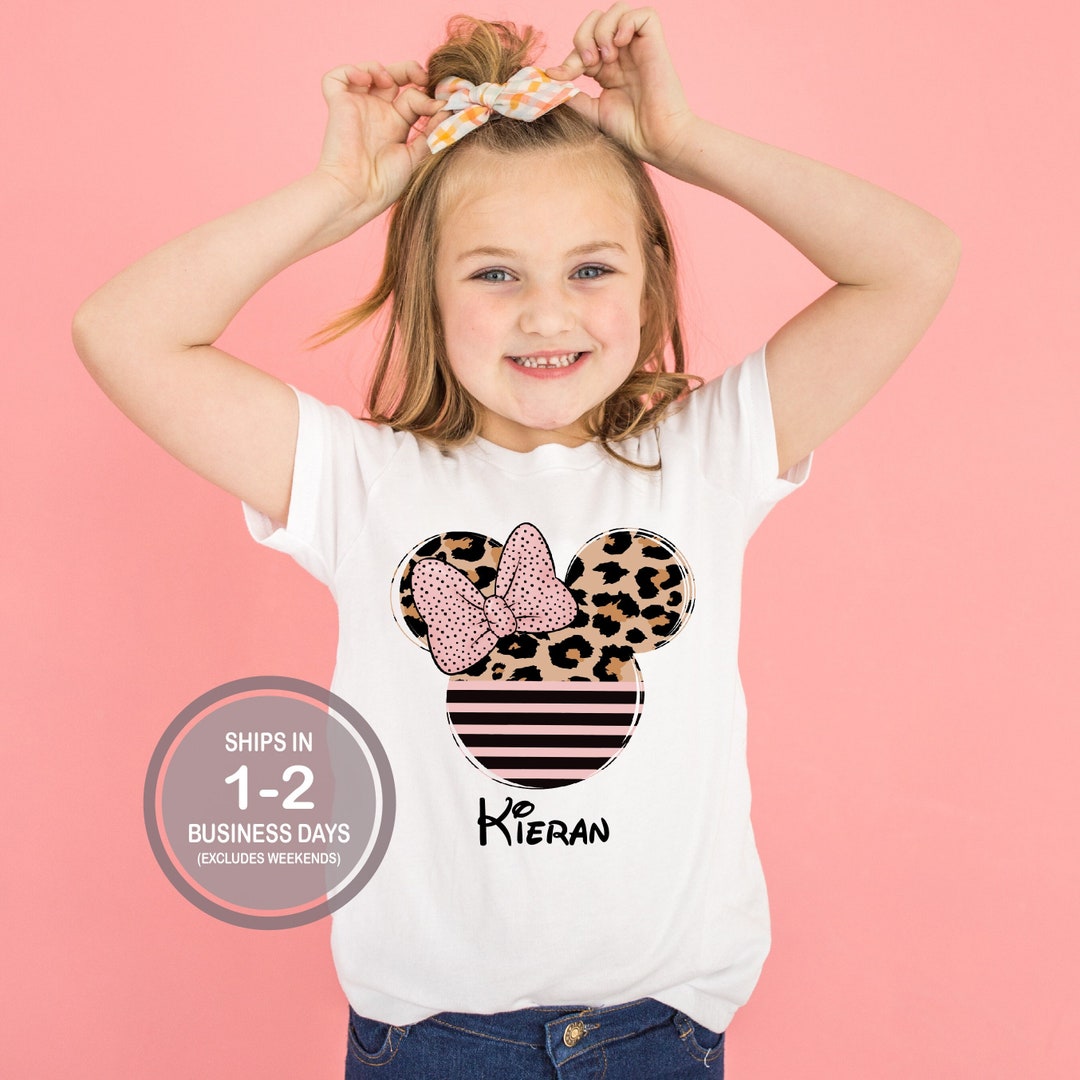 Animal Kingdom Minnie Bow Name Disney Shirt, Personalized Minnie Name ...