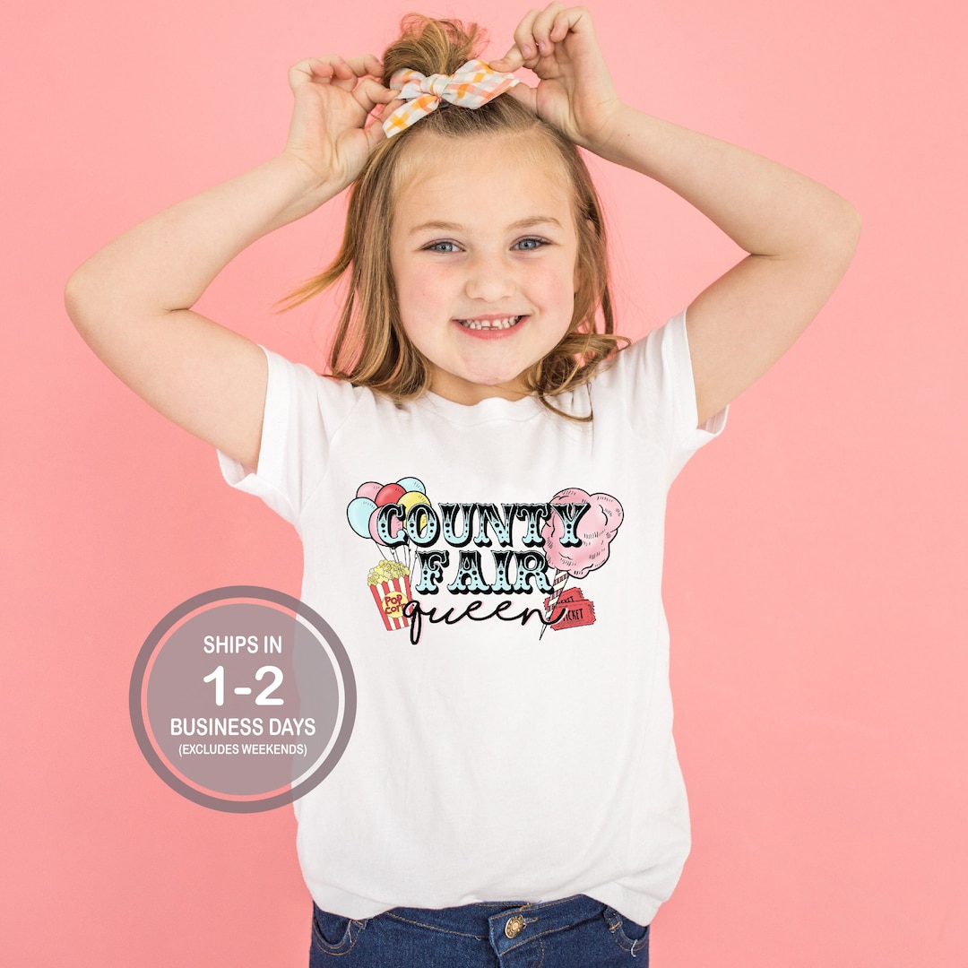 County Fair Queen Shirt, Kids Fair Shirt, Kids County Fair Shirt, Miss ...