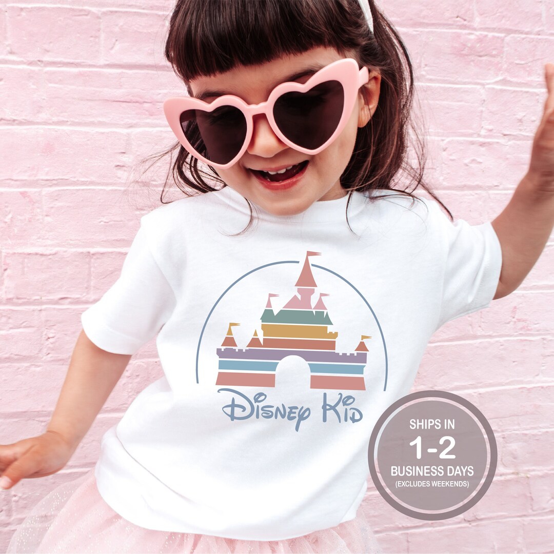 Disney Kid Shirt, Colorful Disneyland Shirt, Disney Princess Shirt ...