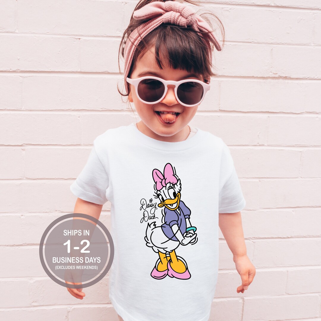 Classic Sketch Daisy Signature Shirt, Daisy Duck Kids Shirt, Youth ...