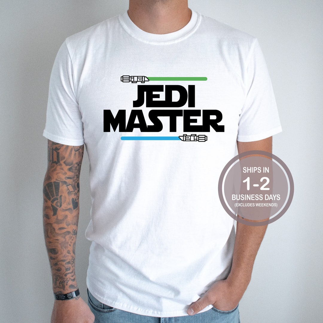 Jedi Master Shirt, Jedi Shirt, Star Wars Jedi Disney Dad Shirt, Kids ...