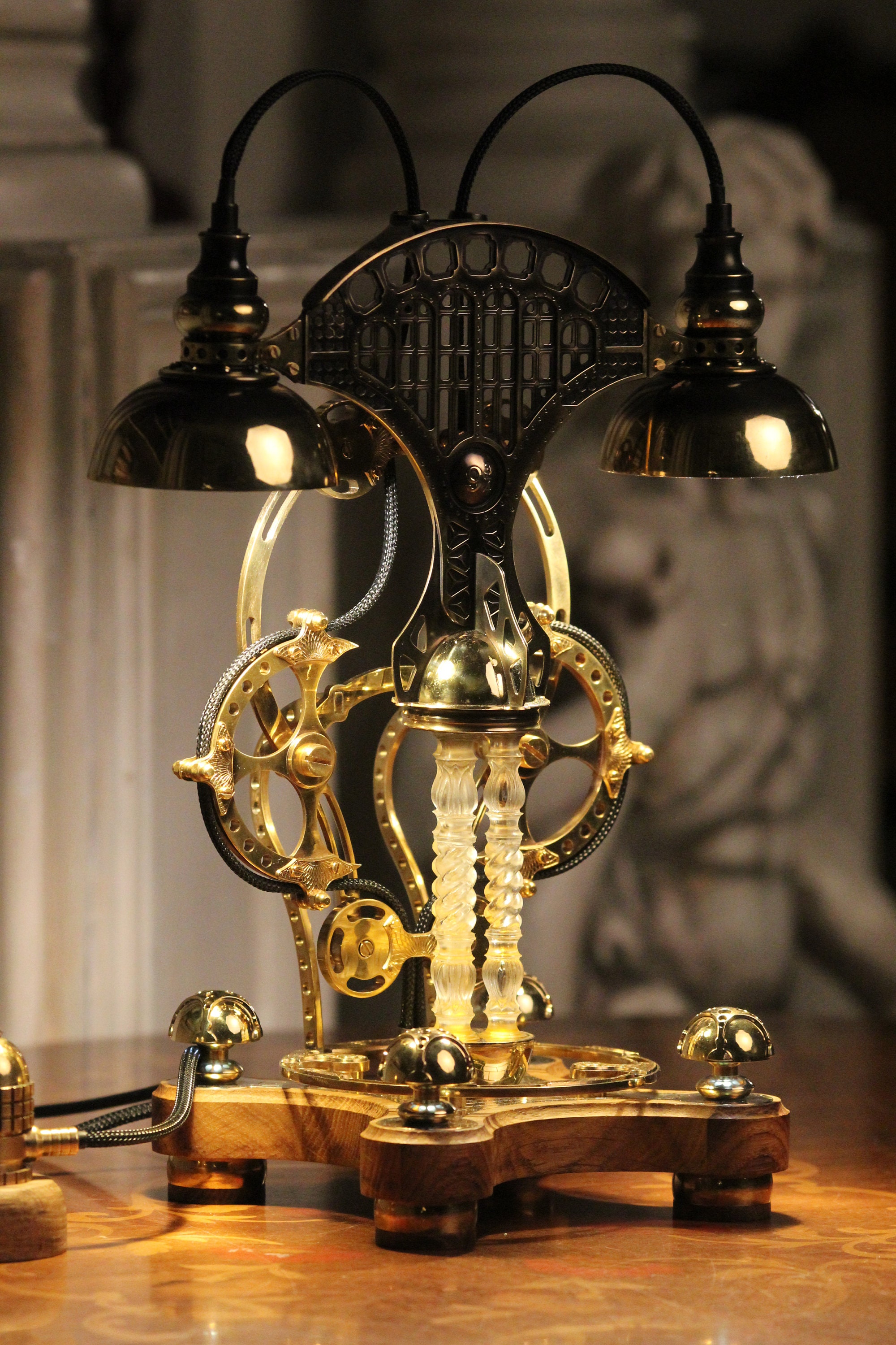 Steampunk lamp 9 3/4 | Etsy