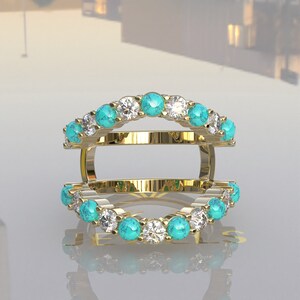Customizable Ring Enhancer, College Ring Wrap Turquoise, Turquoise ...