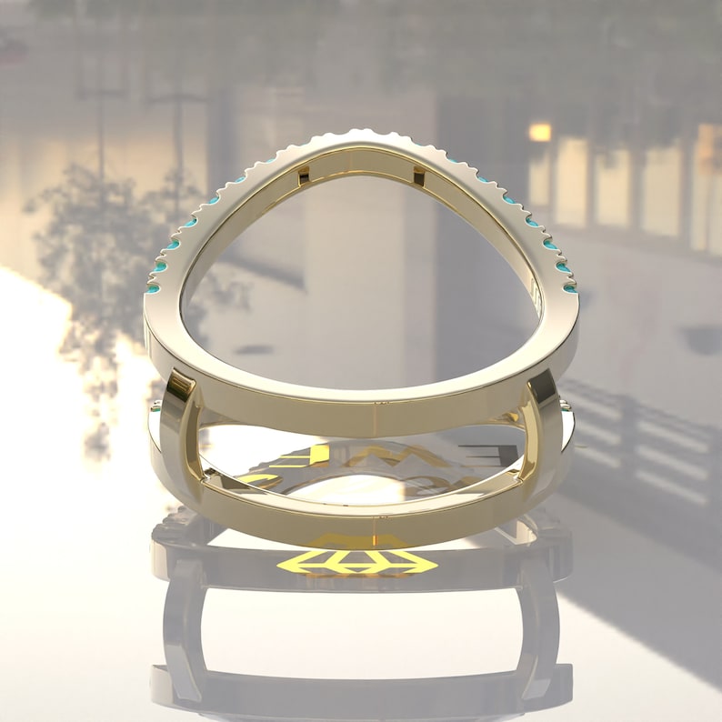 Customizable Ring Enhancer College Ring Wrap Turquoise - Etsy