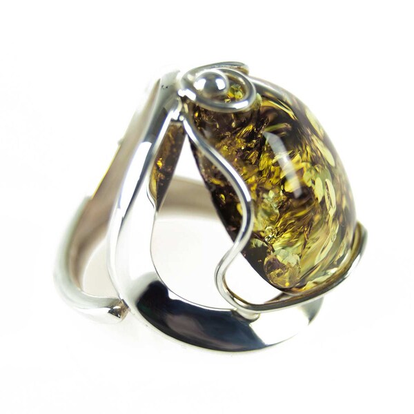 Artistic Silver Ring - Etsy