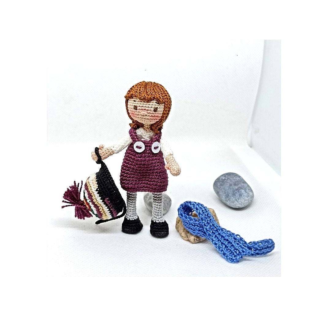 Crochet Tiny Mimi Doll Handmade Doll for Sale Crochet Doll - Etsy