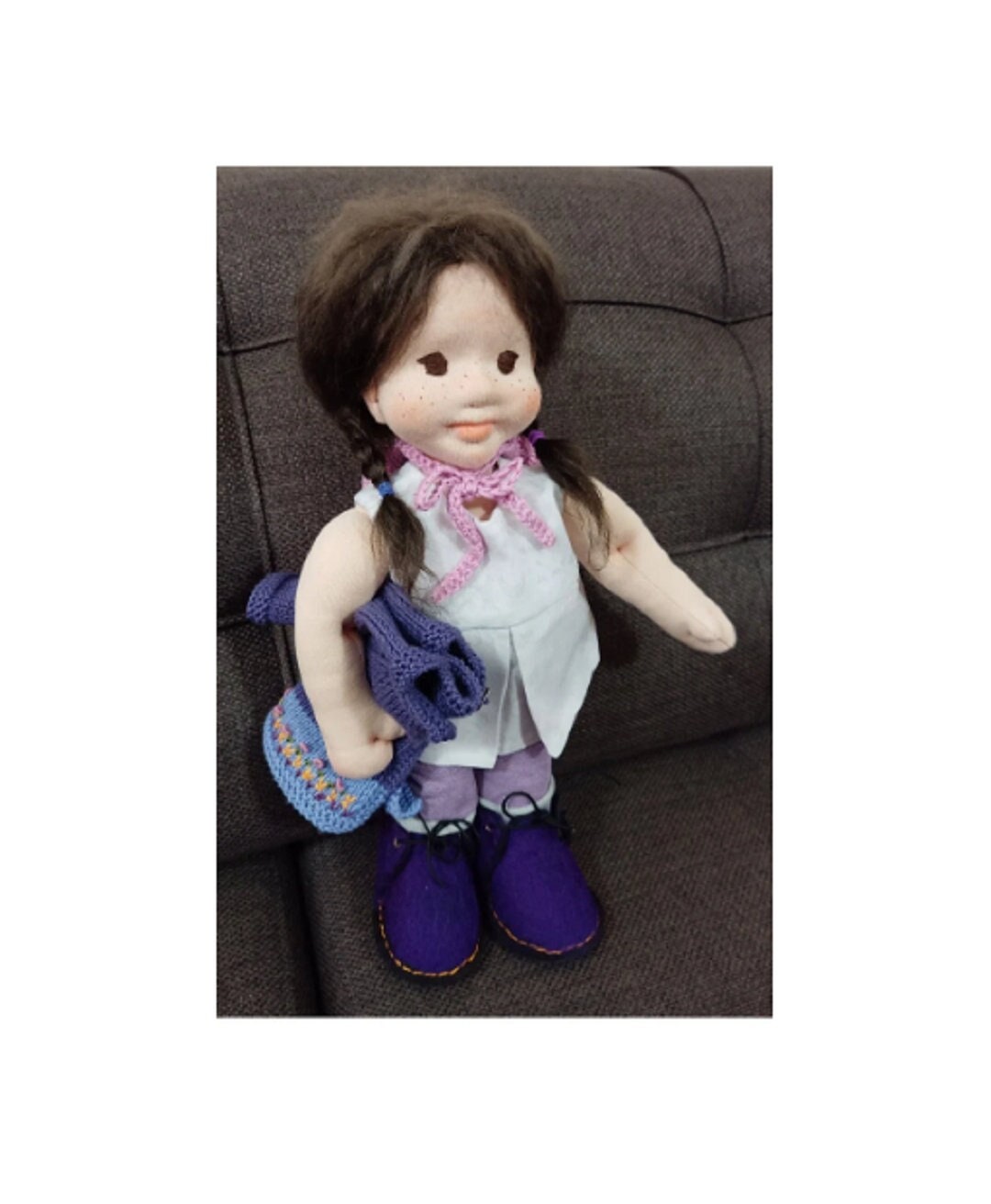 Waldorf Doll ruth 13.5 Inch Waldorf Inspired Doll First Baby Girl Art ...