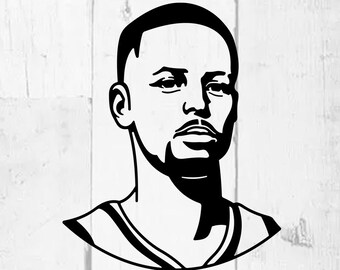 Steph Curry SVG Cutting Files 2 NBA vector clipart Stephen | Etsy
