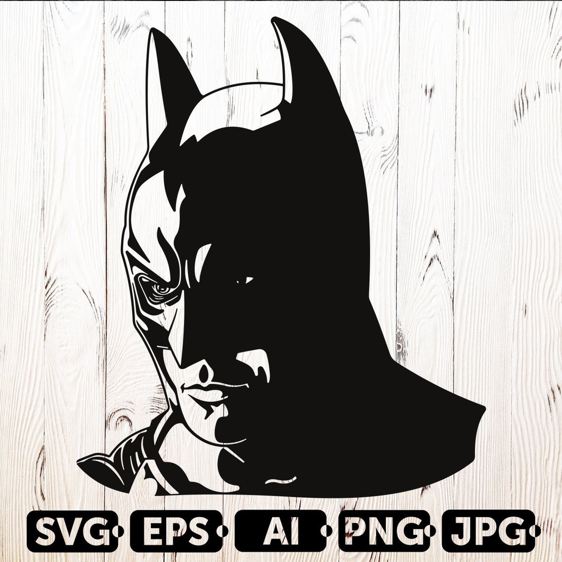 Batman SVG Cutting Files DC Comics Digital Clip Art Batman | Etsy