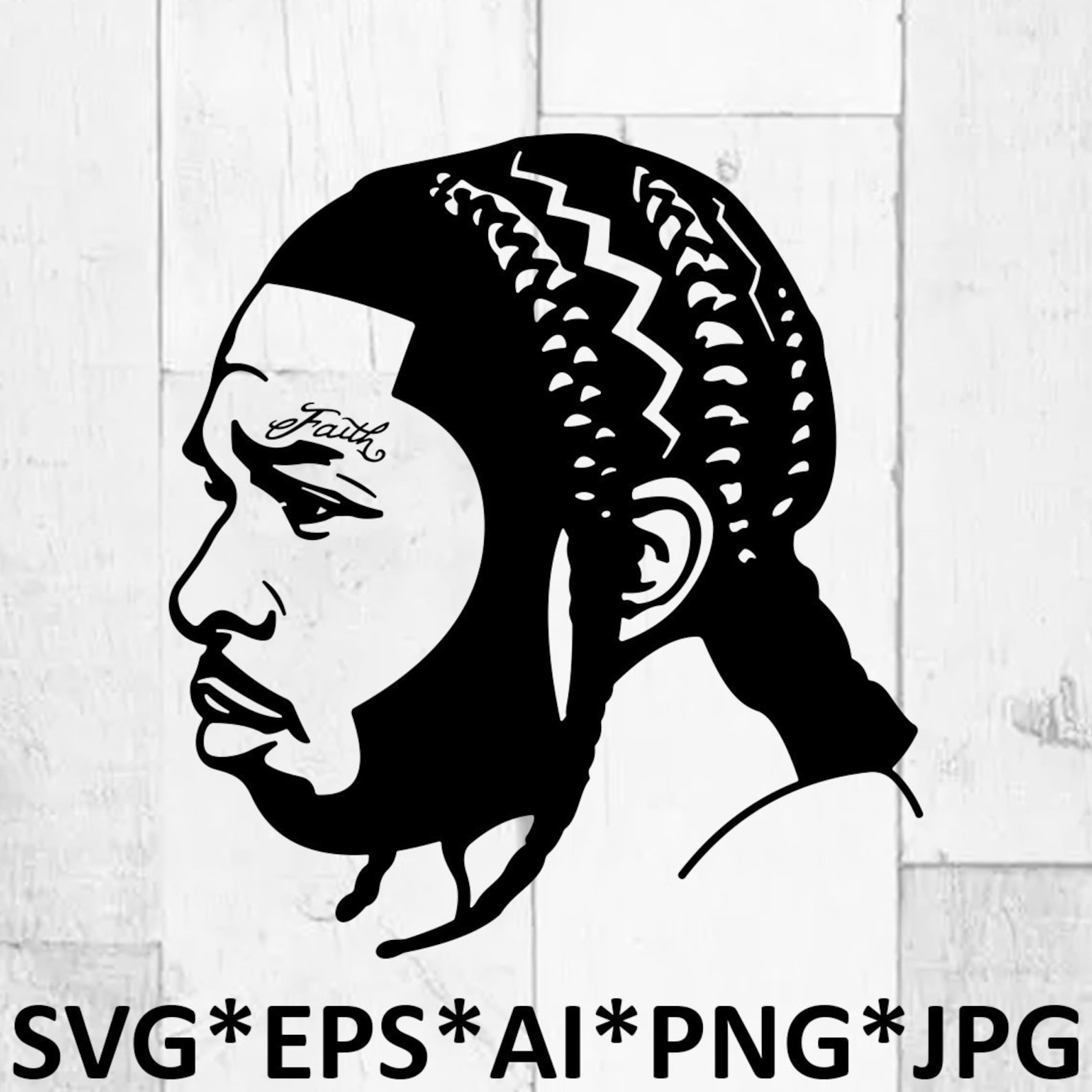 Rapper SVG Cutting Files Rapper Digital Clip Art Hip hop | Etsy