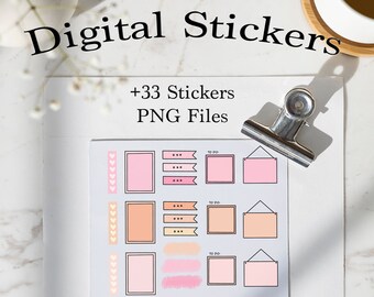 Pink Planner Stickers | Etsy