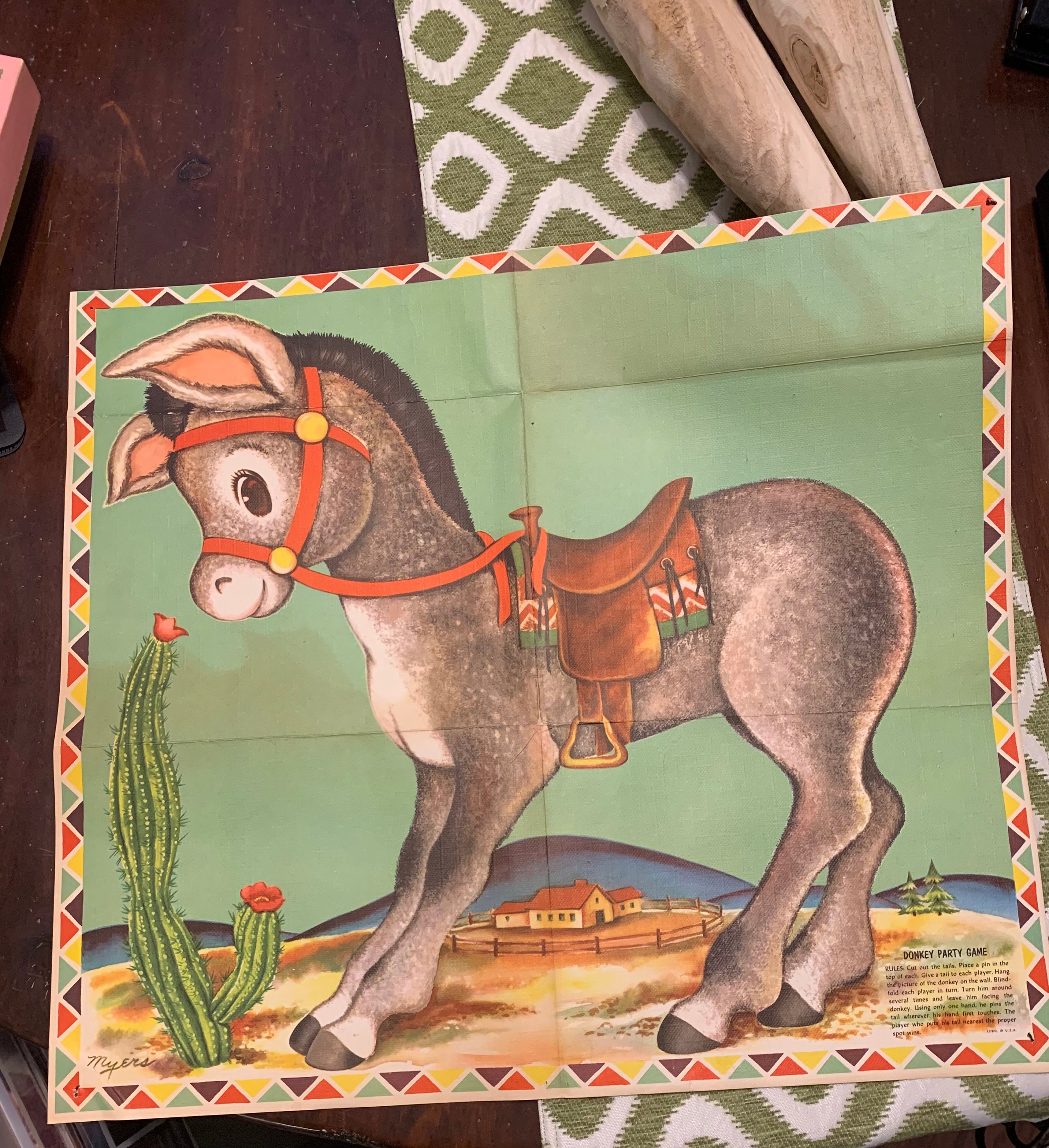 Donkey Party Vintage Whitman Party Game 1952 4408 - Etsy