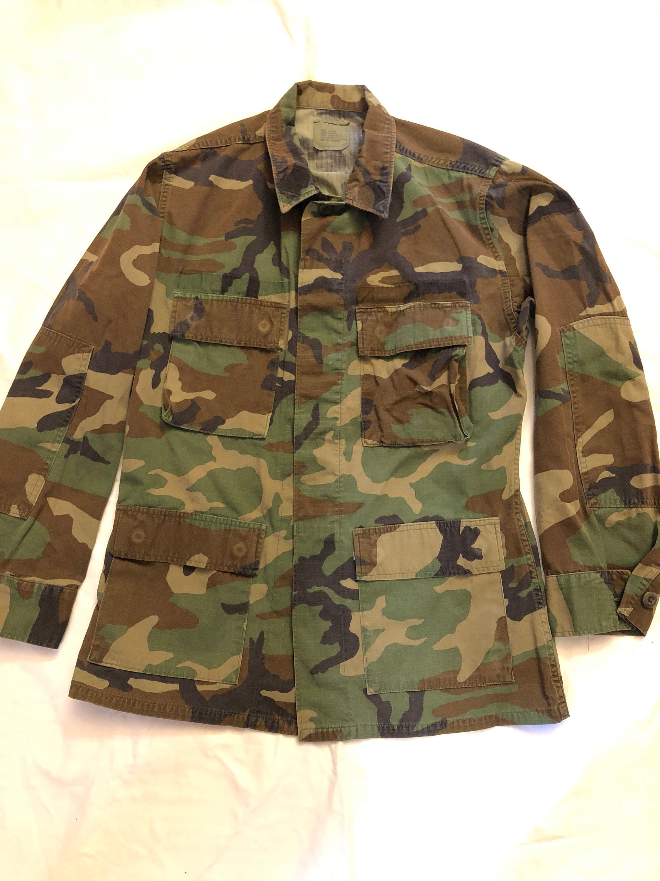 US Military Surplus Vintage BDU Camo Jacket Woodland - Etsy