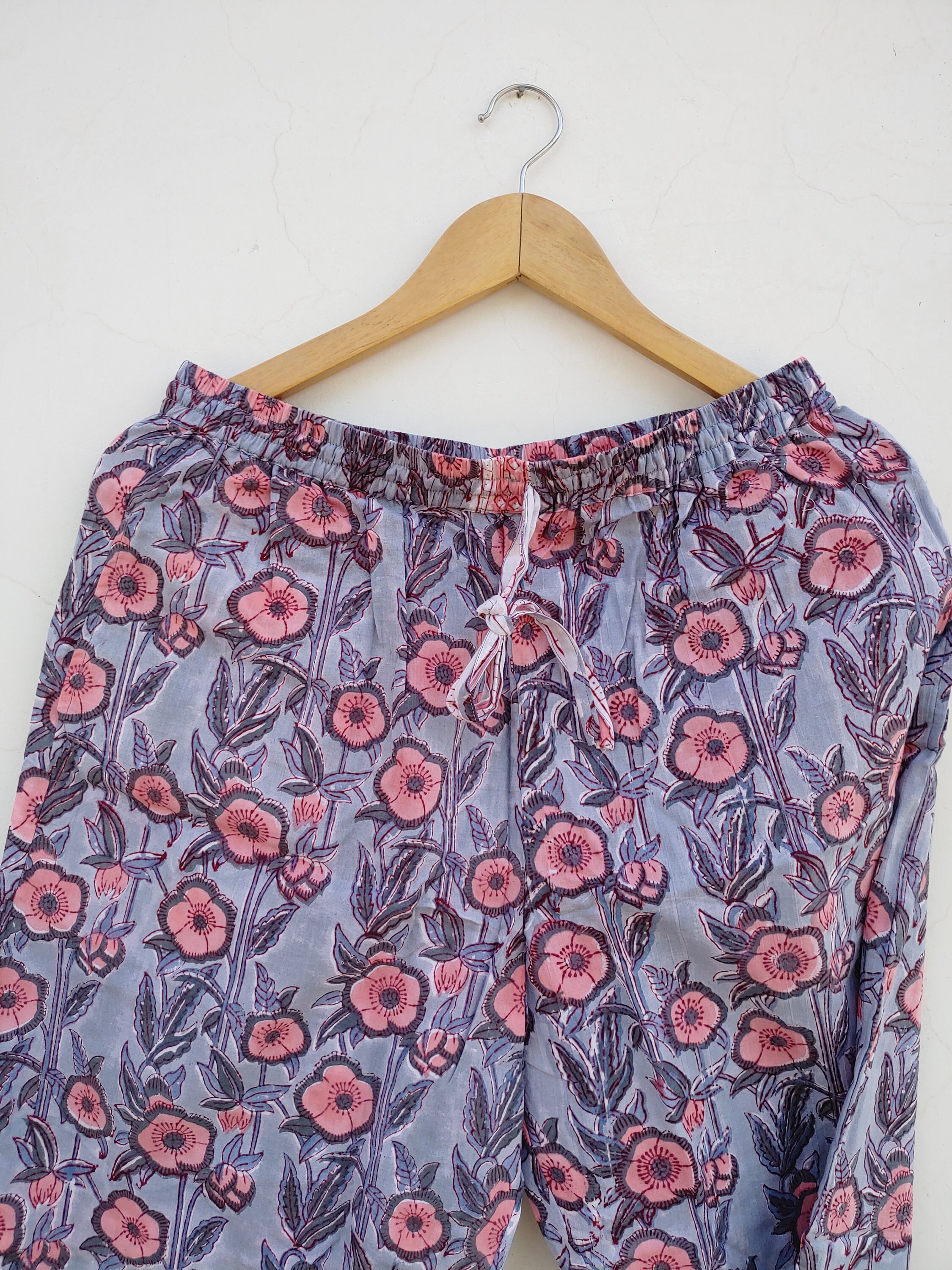 Handmade Cotton Pajama Set, Floral Print Night Suit - Etsy