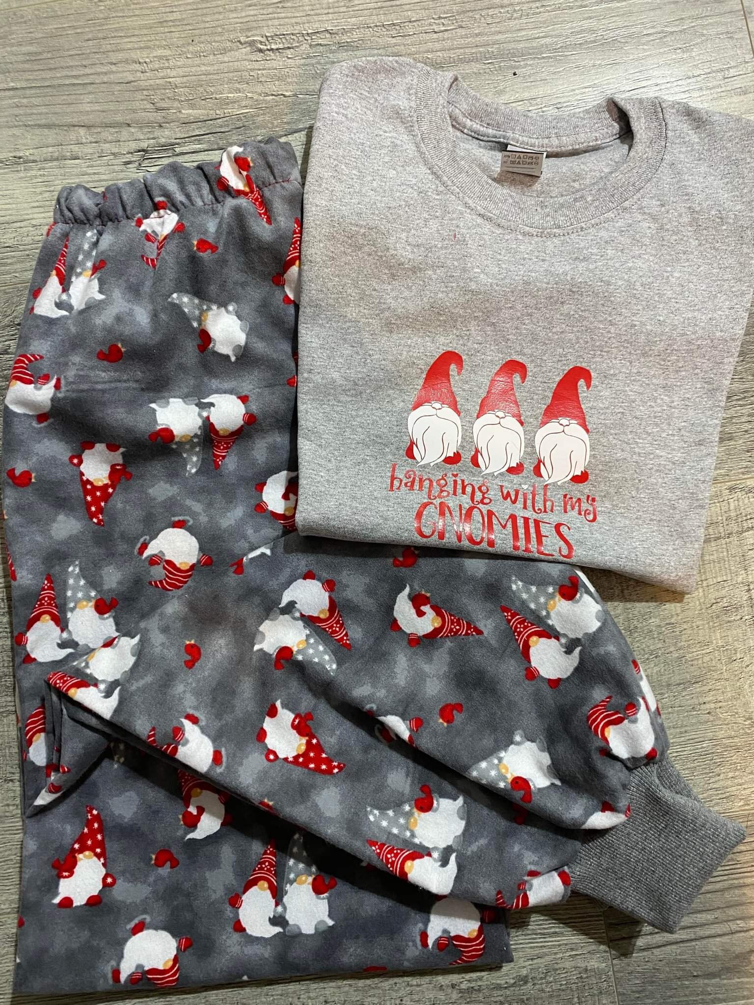 Gnome Pyjamas Matching Pyjamas Family Pyjamas Gnome - Etsy