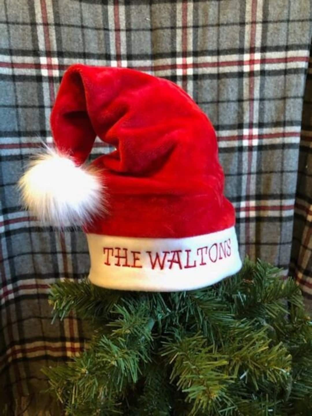 Tree Topper | Santa Hat | Santa Hat Tree Topper | Christmas Decor ...