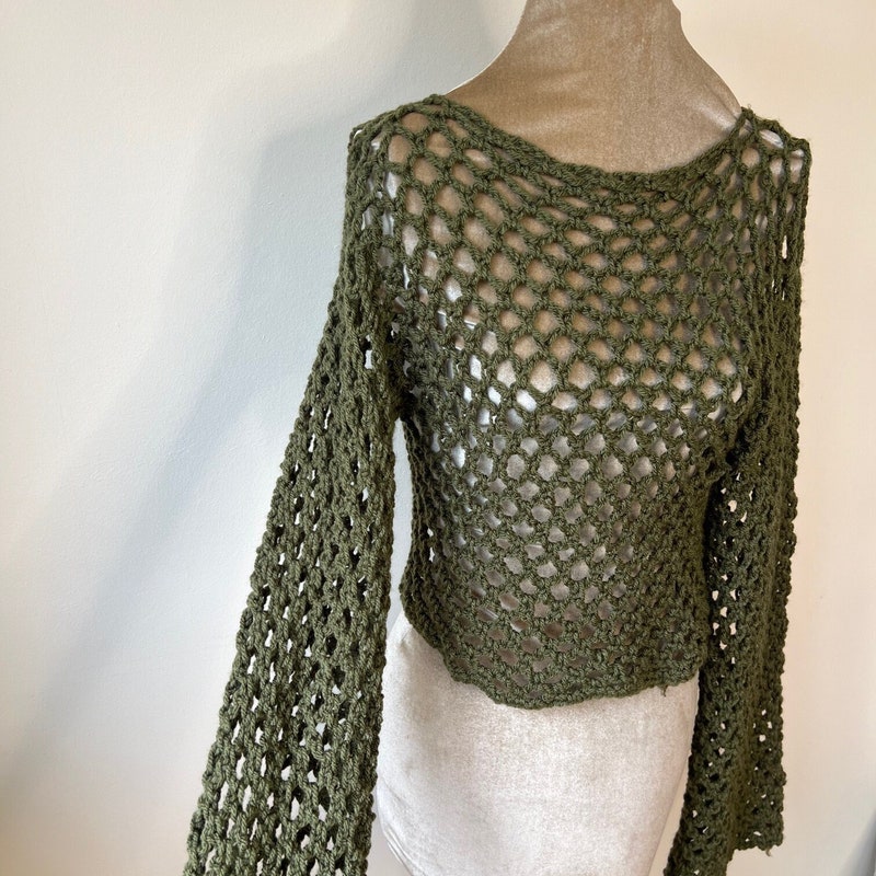 Hand Crochet Sweater - Etsy