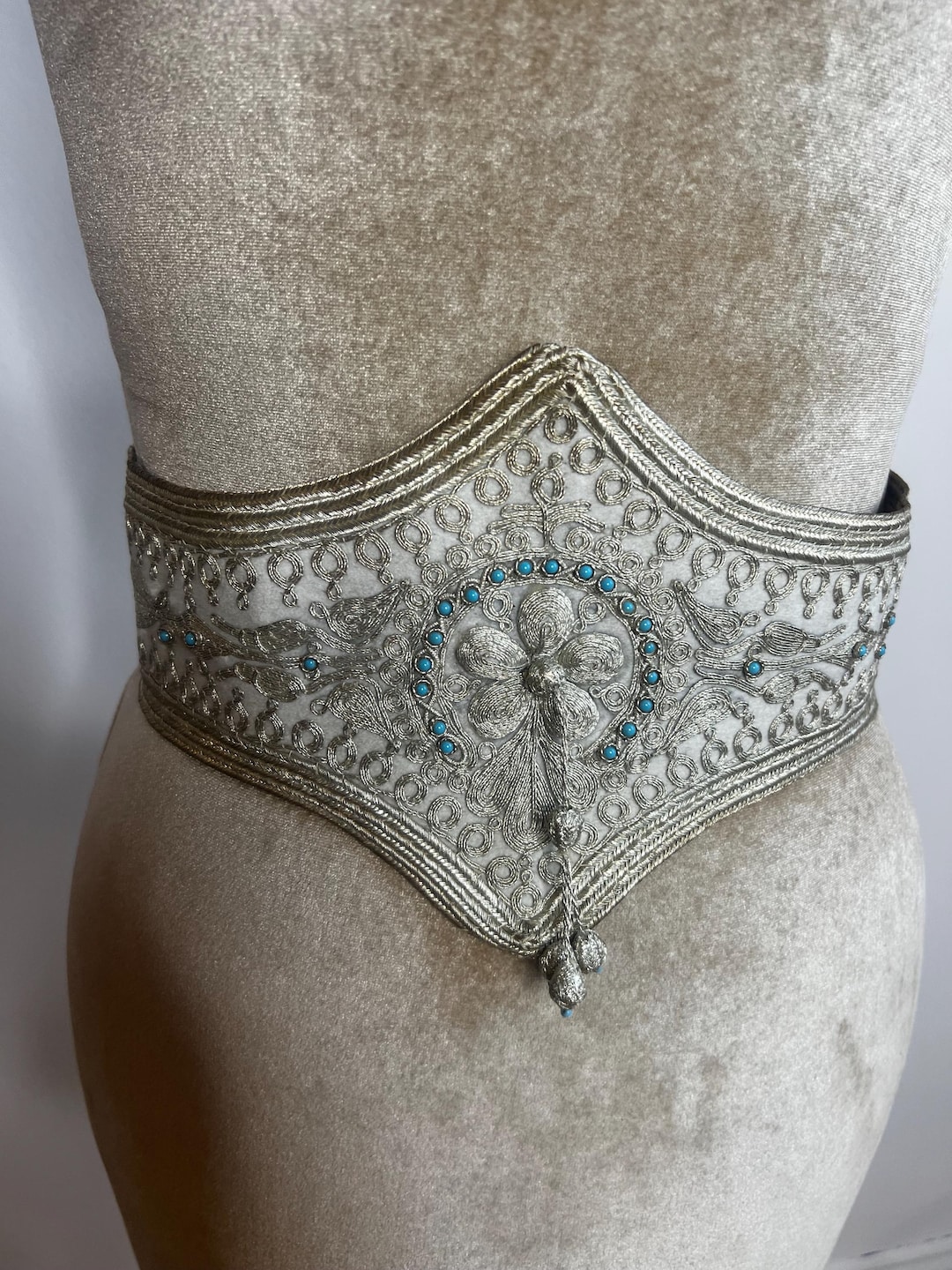 Antique Turkish Embroidered Belt. - Etsy