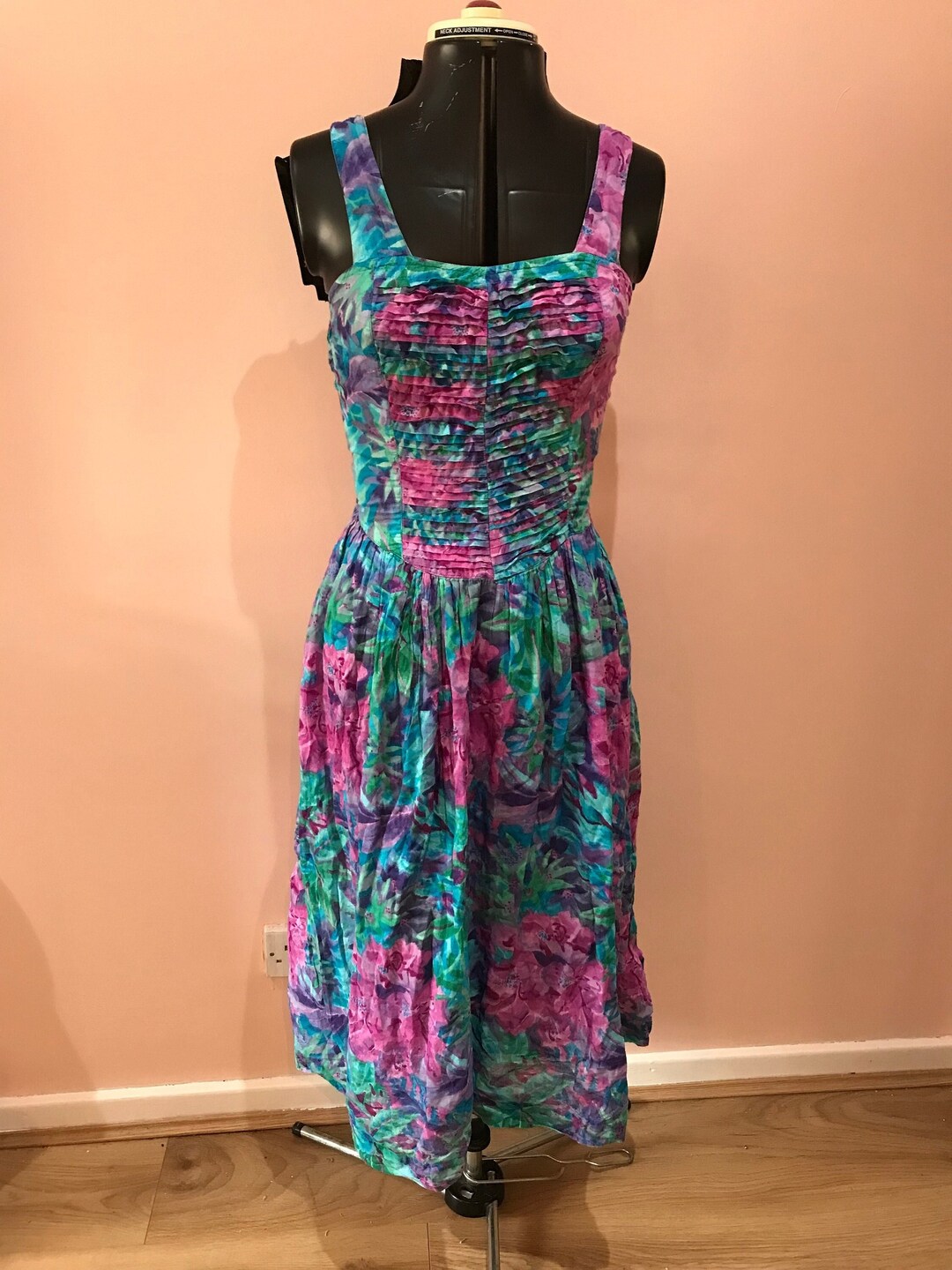 A Vintage 1980's Phool Dress, 80's Phool Dress, Summer Dress, Floral ...